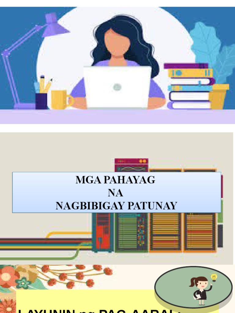 Mga Pahayag Na Nagbibigay Patunay | PDF