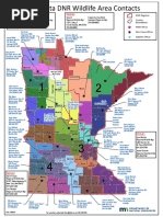 Minnesota DNR Administrative Regions Map | PDF | Minnesota | Midwestern ...