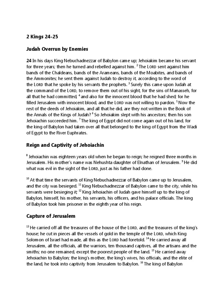 The Fall of Judah: Captivity in Babylon and the Assassination of ...