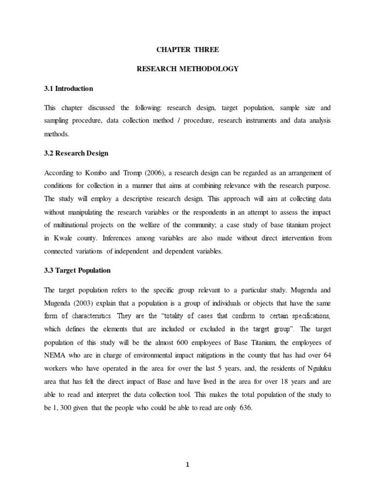 Research Methodology Sample For Social R | Download Free PDF | Sampling ...