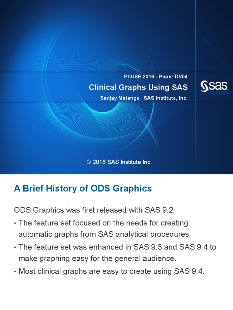 Clinical Graphs Using SAS | PDF | Sas (Software) | Scatter Plot