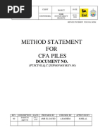 Method Statement For Piling Works PDF | PDF | Deep Foundation | Surveying