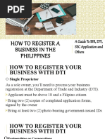 BIR COR Application Requirements Guide | PDF | Corporations | Payments