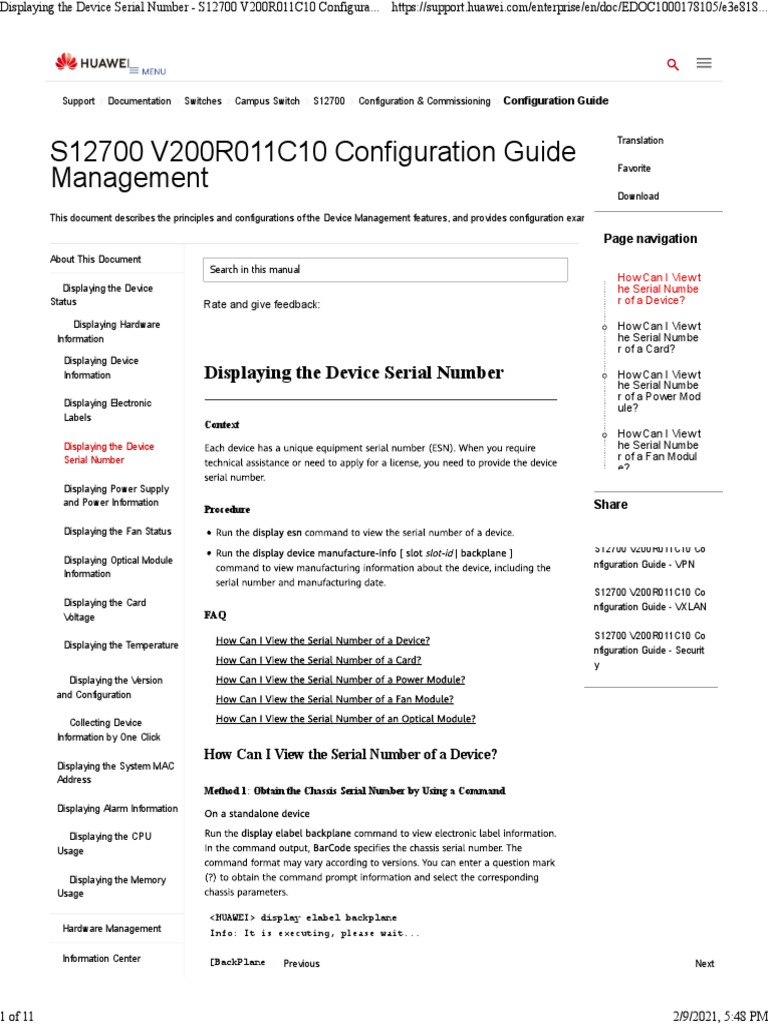 Display Serial Number | PDF | Electrical Engineering | Information And ...
