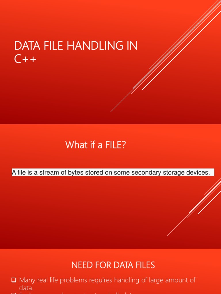Data File Handling in C++ | PDF | Pointer (Computer Programming ... Data File Handling in C++ | PDF | Pointer (Computer Programming ...
