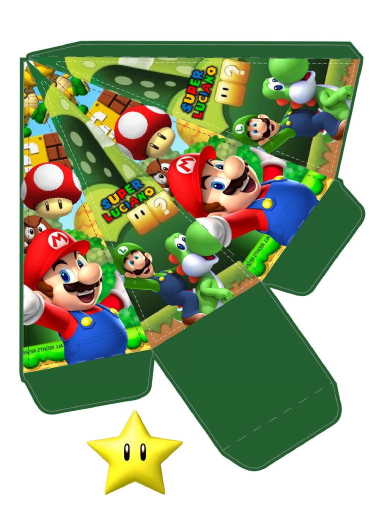 Caja Piramide Mario Bros | PDF