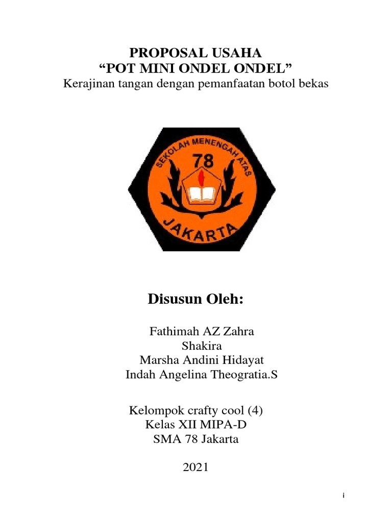 Proposal Usaha Pkwu | PDF