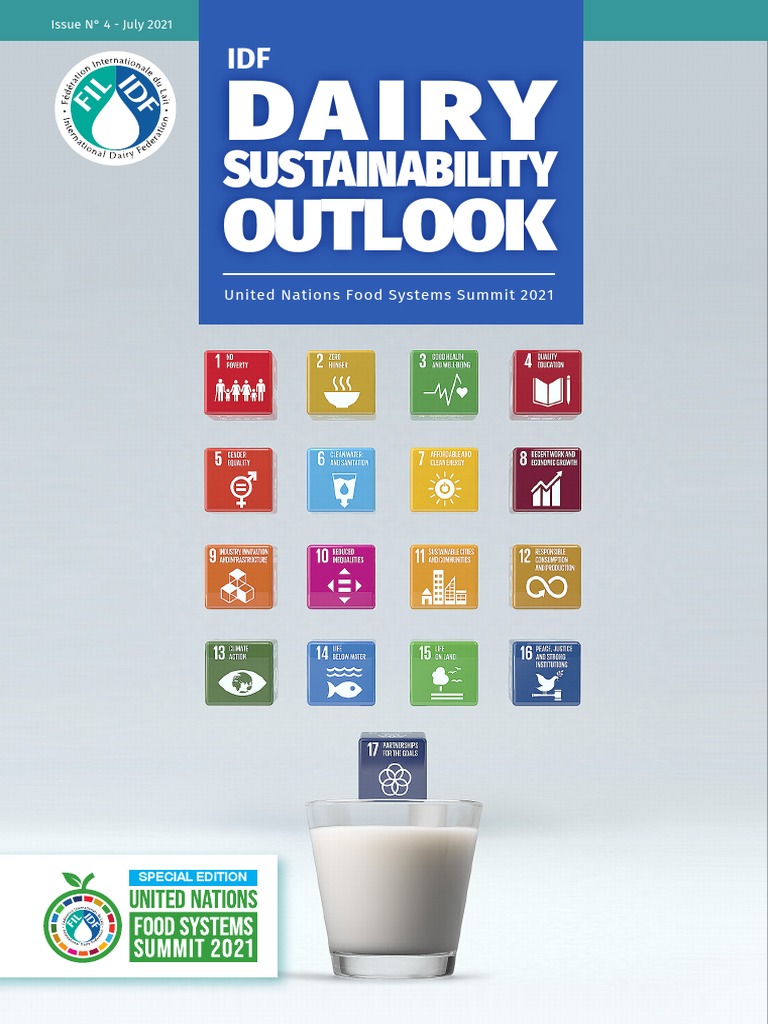 Idf Dairy Sustainability Outlook 2021 Web1 J06u5f Pdf Foods