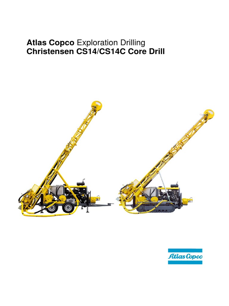 Atlas Copco Exploration Drilling Christensen CS14/CS14C Core Drill ...