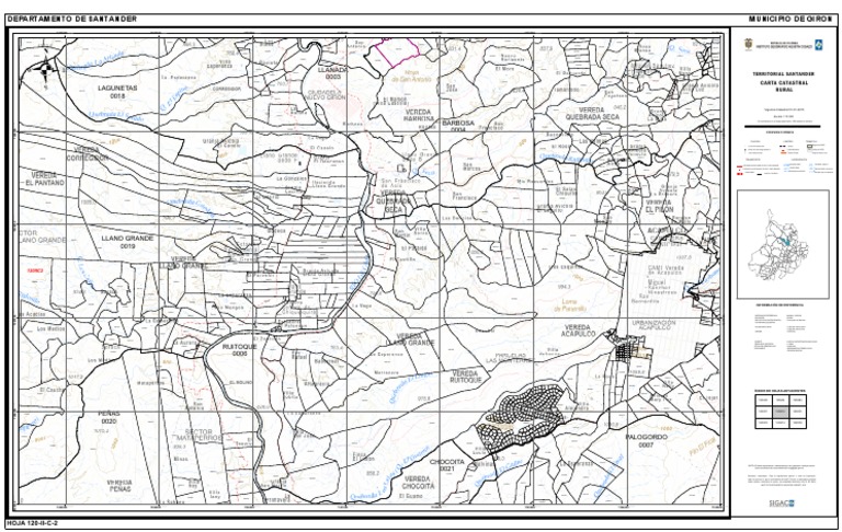 Carta Catastral Rural 120 II C 2 0 0-4-182 0 | PDF