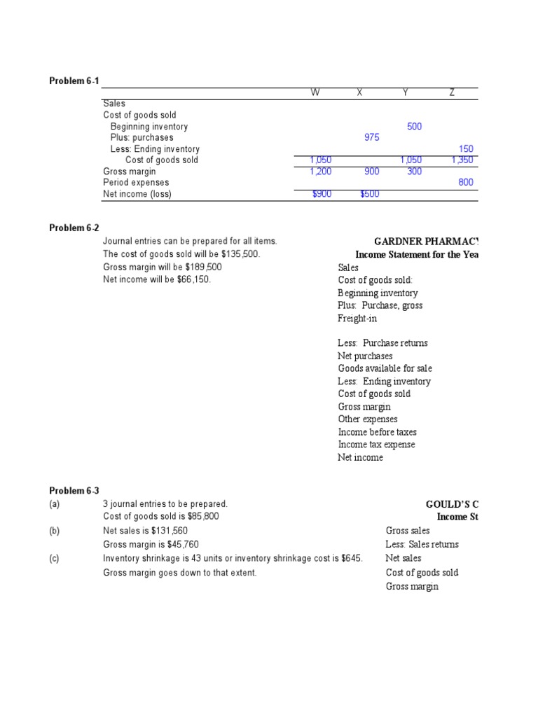 AHM13e - Chapter - 06 Solution To Problems and Key To Cases | PDF ...