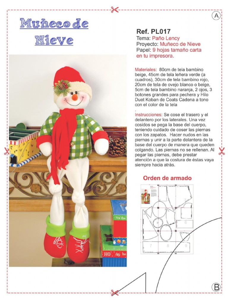Proyecto NAVIDAD MUÑECO DE NIEVE | PDF