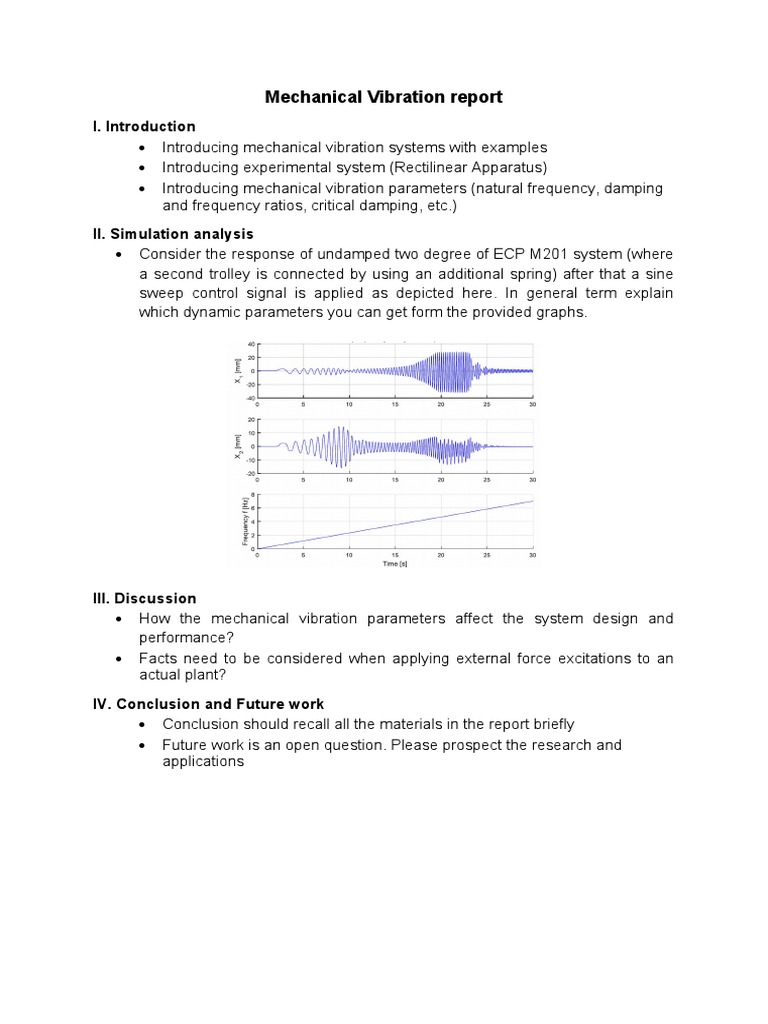 Mechanical Vibration Report | PDF