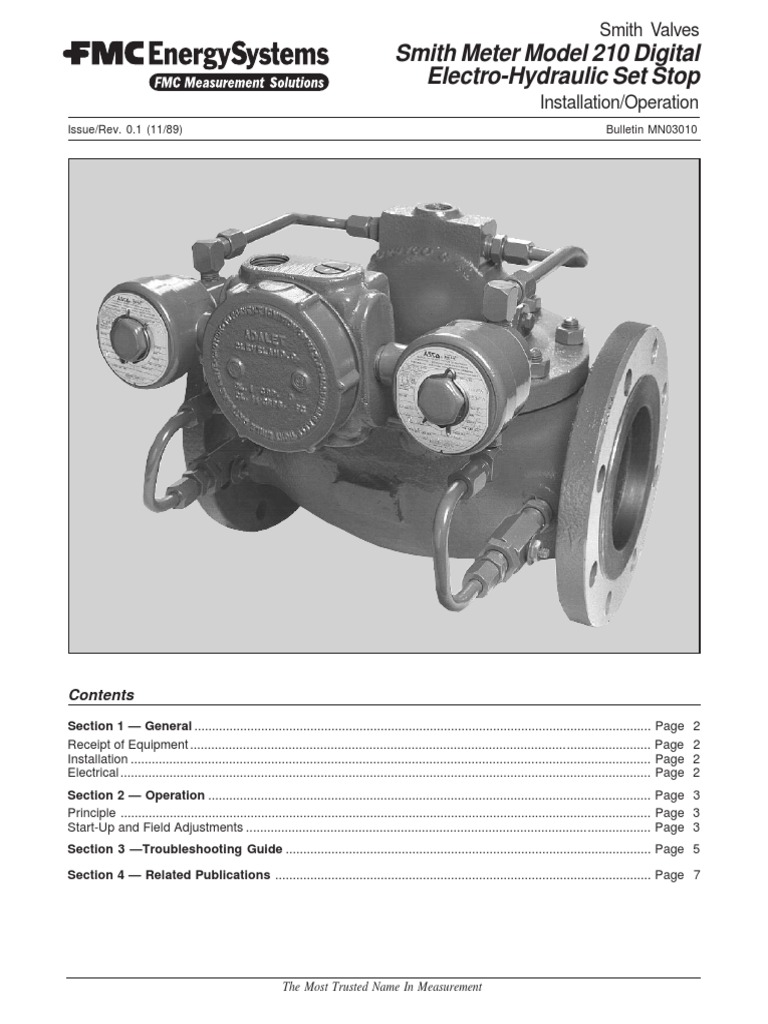 Válvula 210 FMC - Manual Técnico | PDF | Fax | Computing
