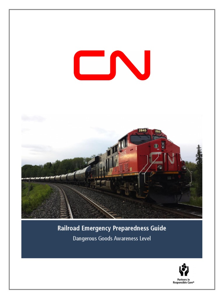 CN Railroad Emergency Preparedness Guide en | PDF | Dangerous Goods ...