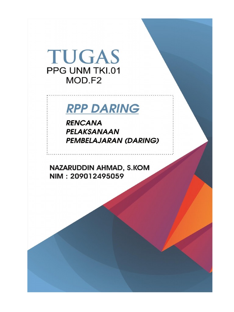 Tugas PPG UNM TKI01 | PDF