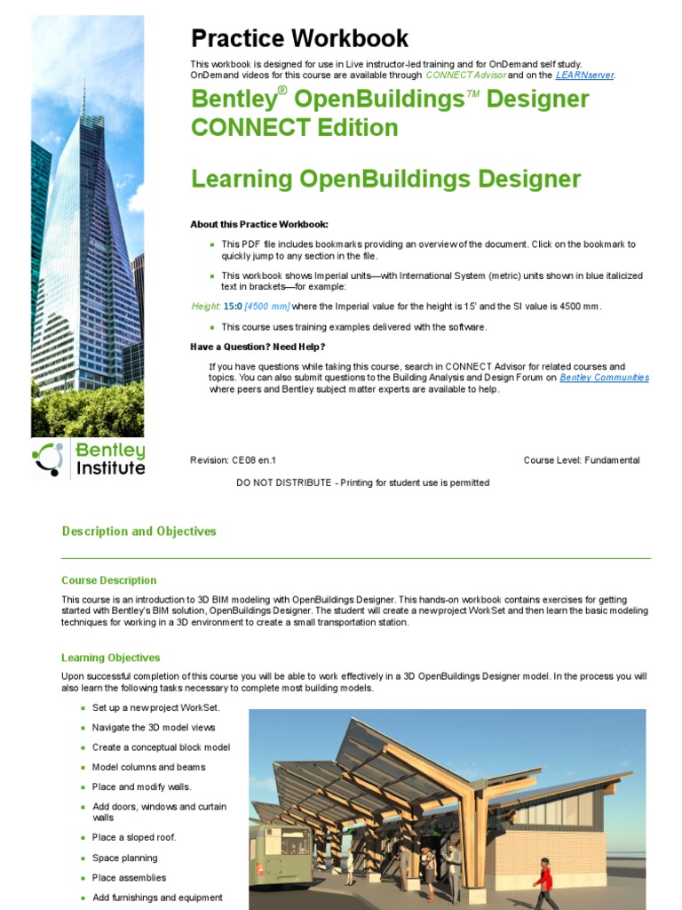 Learning OpenBuildings Desinger | PDF | Building Information Modeling ...