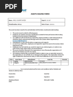 Fixed Asset Accountability Form | PDF