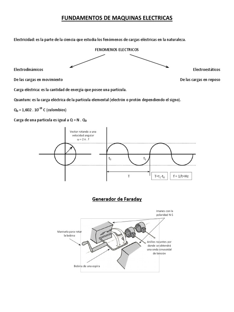 Fundamentos de Maquinas Electricas | PDF | Electricidad | Corriente eléctrica
