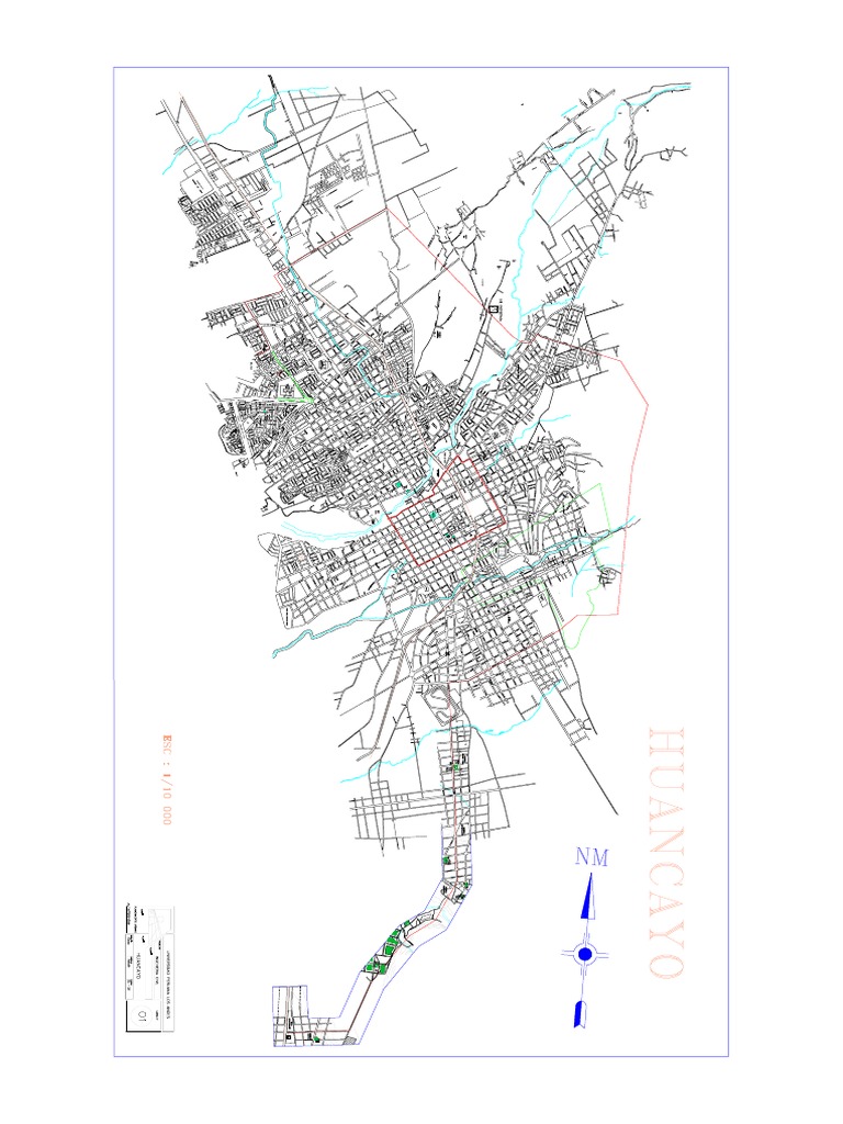 Plano de Huancayo Caminos I | PDF