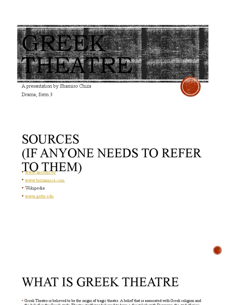 Greek Theatre: Origins and Impact | PDF | Theatre | Tragedy
