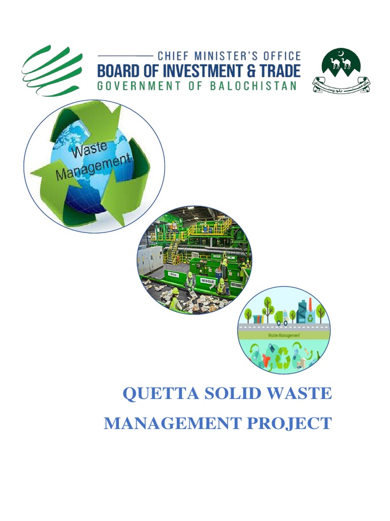 Quetta Solid Waste Management Project | PDF | Waste Management ...