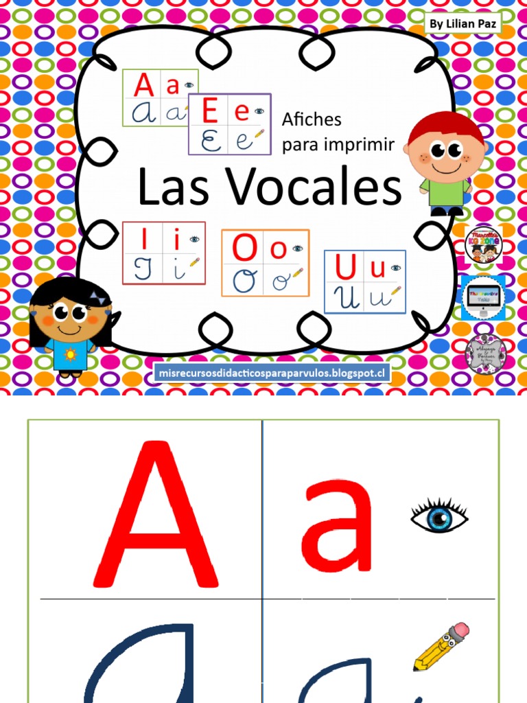 Las Vocales Afiches | PDF