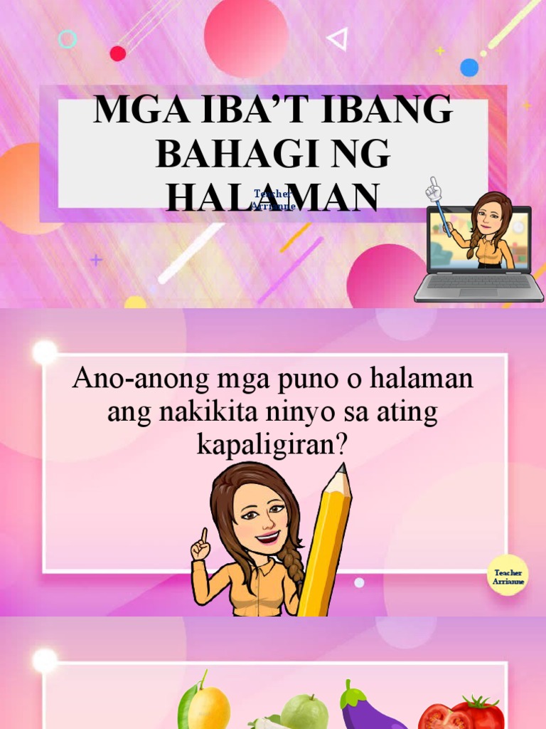 Mga Iba't Ibang Bahagi NG Halaman | PDF