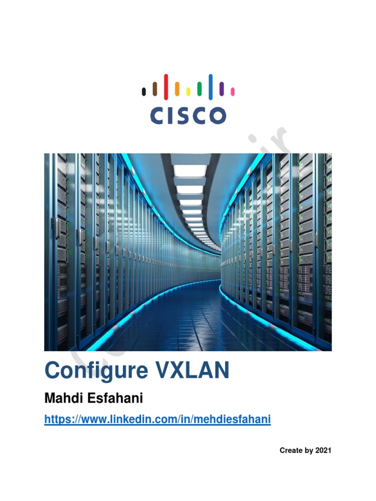 VXLAN Configuration | PDF | Computer Network | Multicast