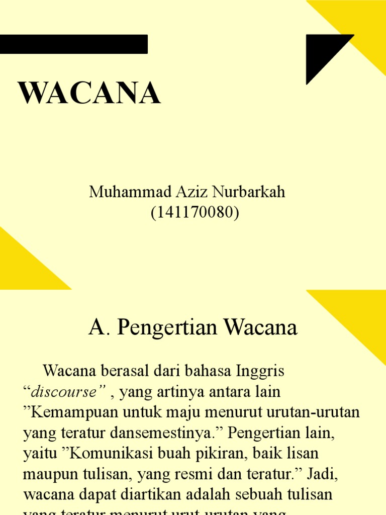 WACANA PPT B Indo | PDF