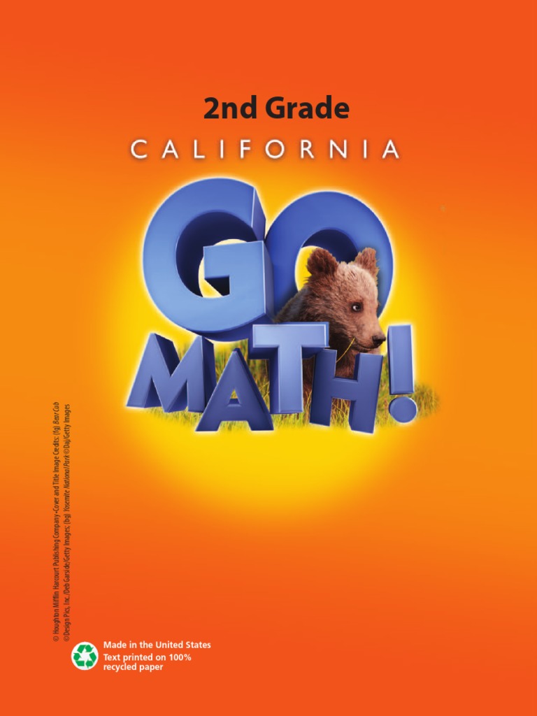 2 ND Grade Go Math Textbook | PDF | Subtraction | Foot (Unit)