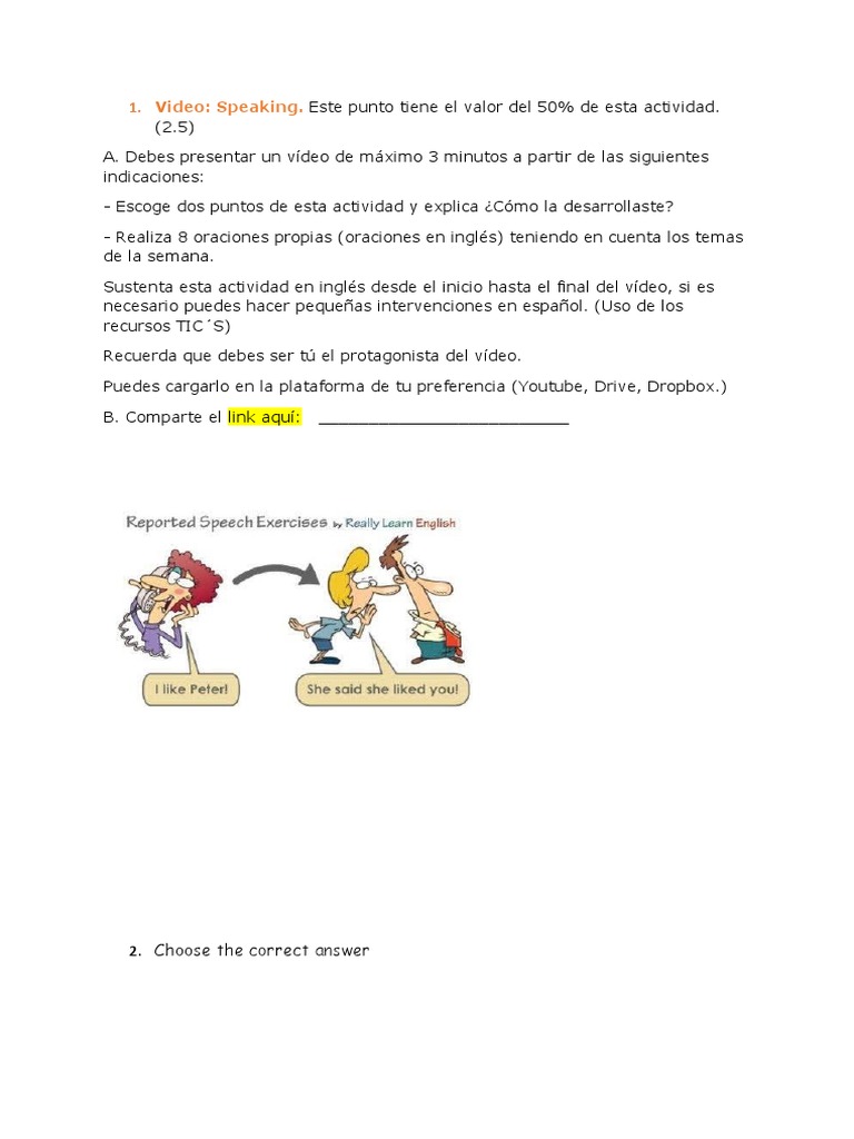 Actividad Semana 6 Grado Once | PDF