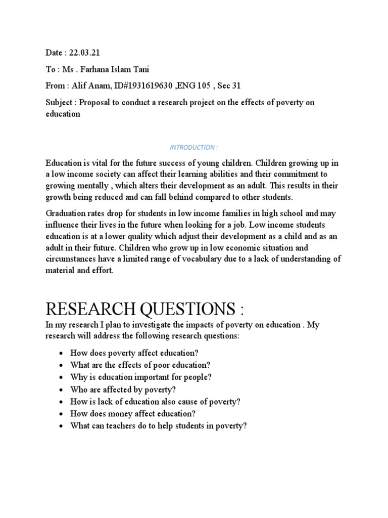 Research Questions | PDF | Poverty | Poverty & Homelessness