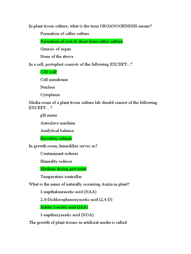 In Plant Tissue Culture | PDF | Dna Repair | Dominance (Genetics)