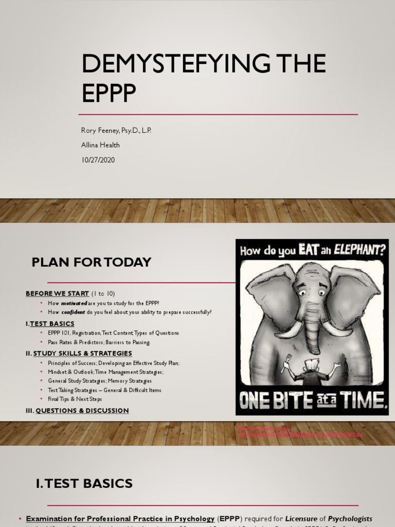 EPPP Study Guide and Strategies | PDF | Memory | Psychology