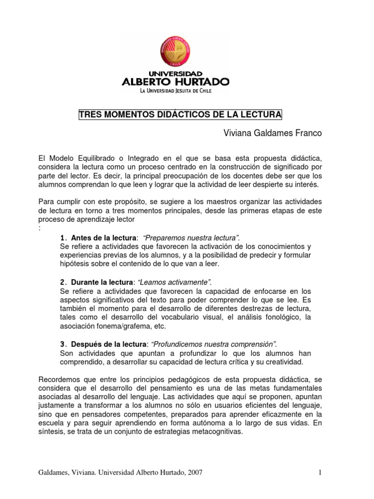 Modelo Equilibrado VGaldames | PDF | Aprendizaje | Comunicación