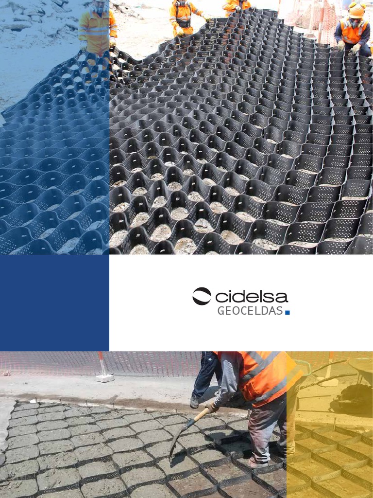 Geoceldas: Soluciones para Contención y Drenaje | PDF | Hormigón | Suelo