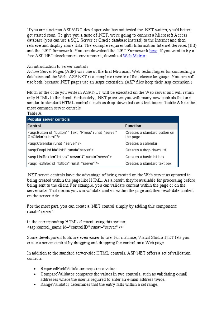 ASP Net Table Tutorial | Download Free PDF | Active Server Pages | Web ...