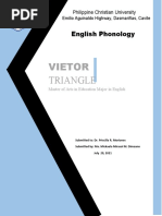 A Vietor Triangle | PDF | Vowel | Phonetics