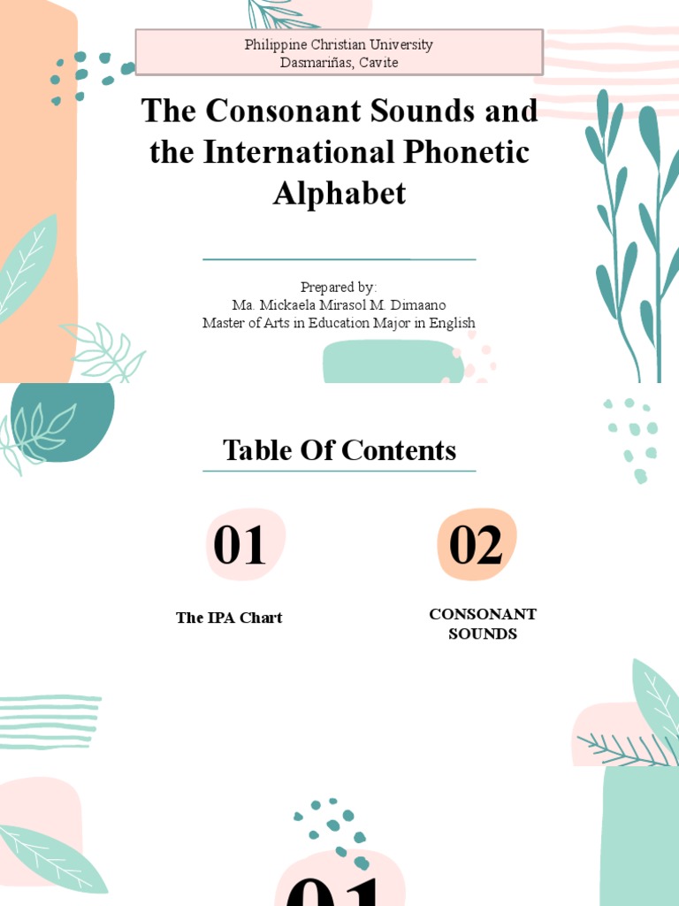 IPA Consonant Sounds Explained | PDF | Phonetics | Consonant