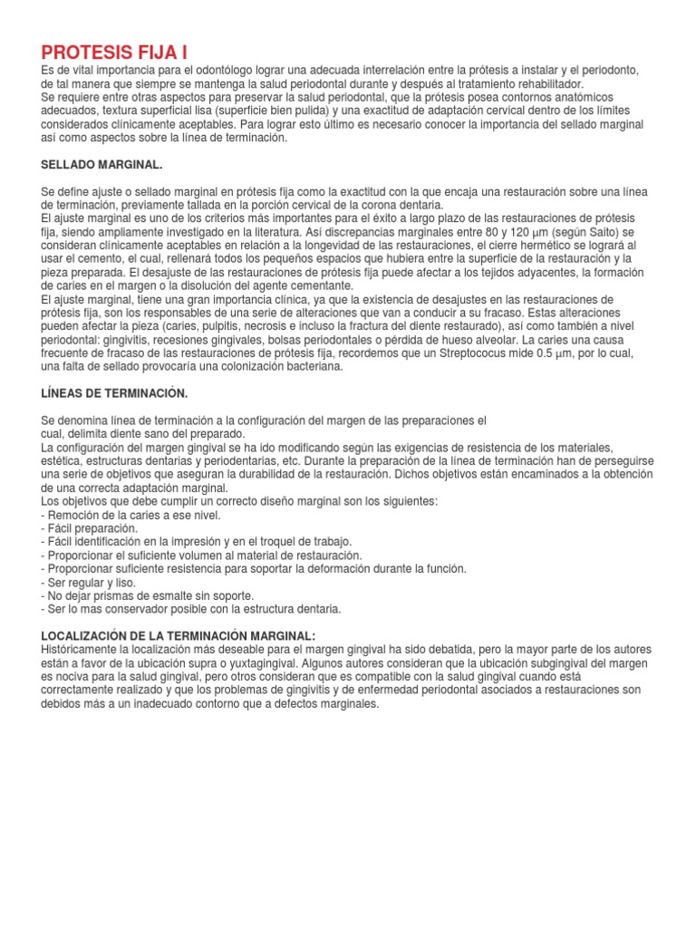 Lineas de Terminacion | PDF | Dentadura postiza | Odontología