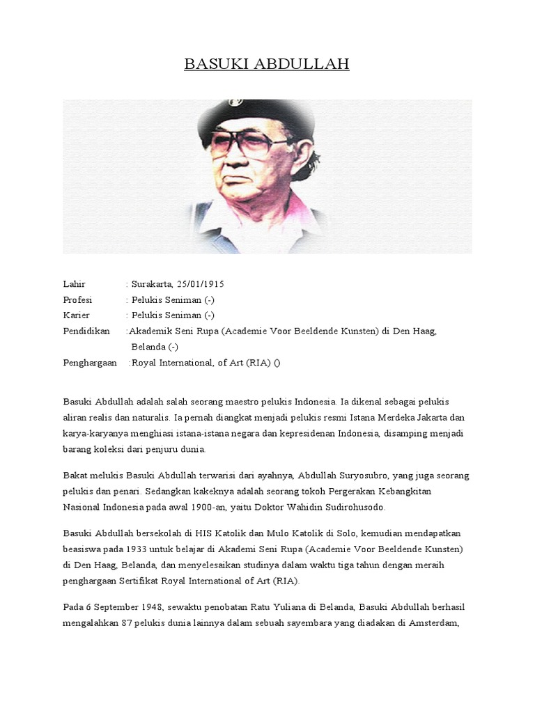 Biografi Seniman | PDF