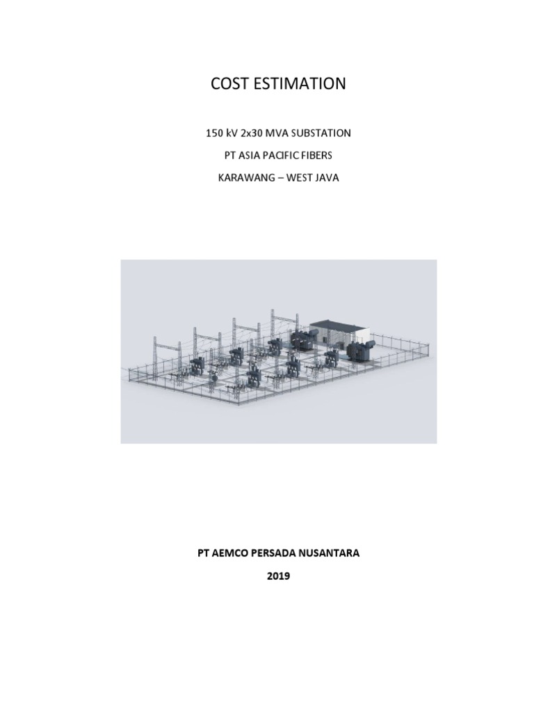 150 KV Substation Cost Estimation | PDF | Insulator (Electricity ...