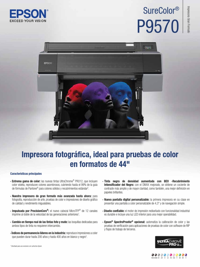Brochure SC p9570 | PDF | Impresora (Computación) | Color