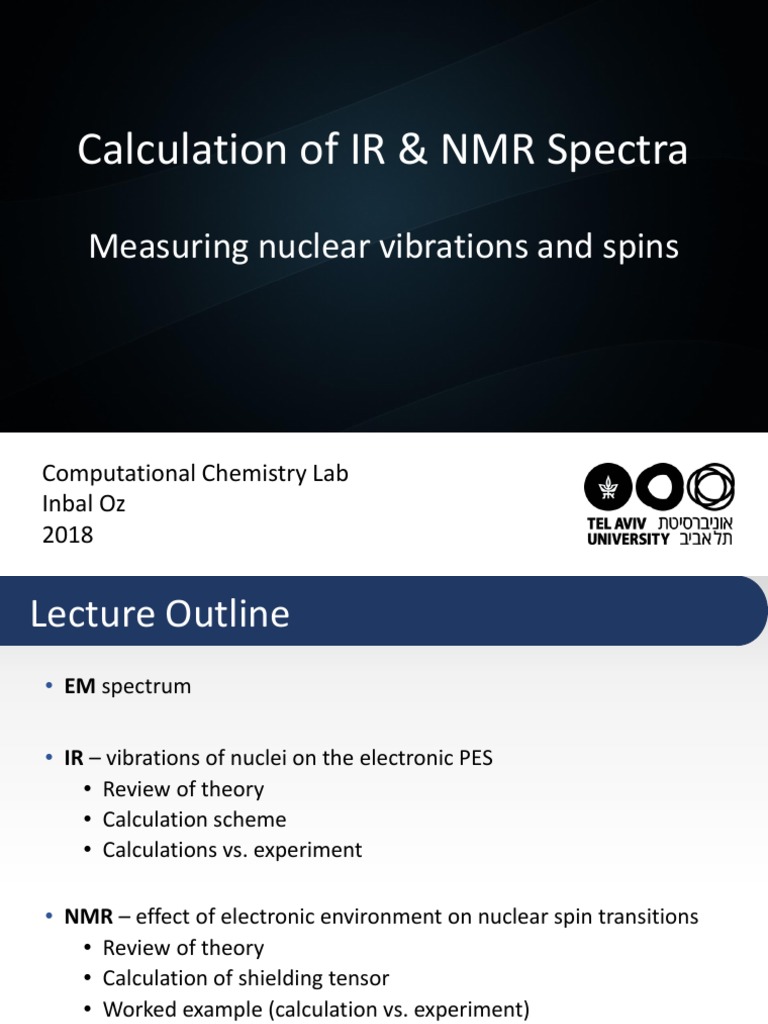 NMR and IR Spectros | PDF | Infrared Spectroscopy | Nuclear Magnetic ...