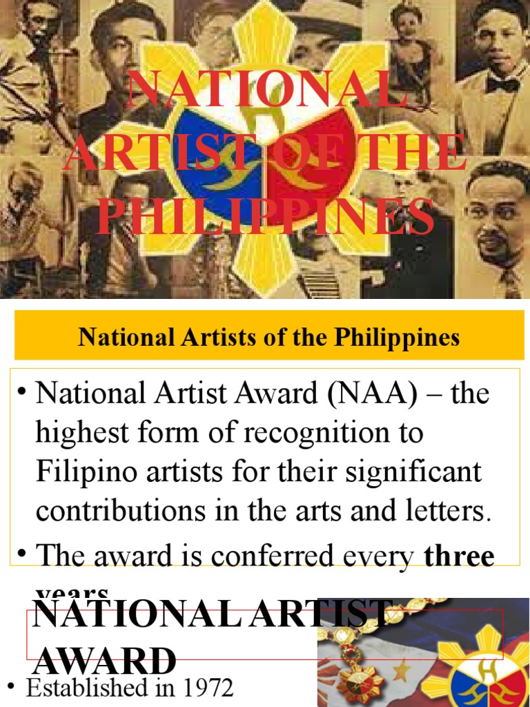 National Artist of The Philippines | PDF | Philippines | The Arts