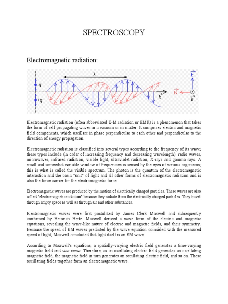 Spectroscopy: Electromagnetic Radiation | Download Free PDF ...