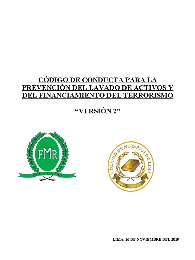 CODIGO DE CONDUCTA Version 2 | Descargar gratis PDF | Justicia | Crimen ...