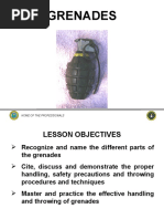 Hand Grenade Employment Guidelines | PDF | Military Technology | Equipment