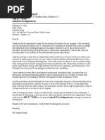 Cover Letter International Organization For Migration (IOM) | PDF